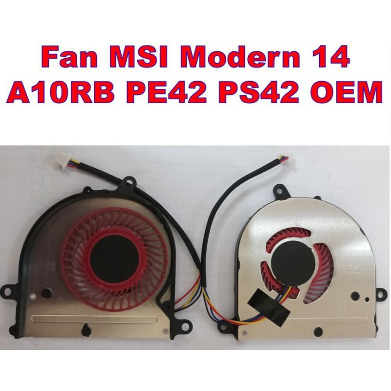 Modern MSI Cooling Fan 14 C5M MSI Modern 14 A10RB PE42 PS42 MS-14B1 MS ...