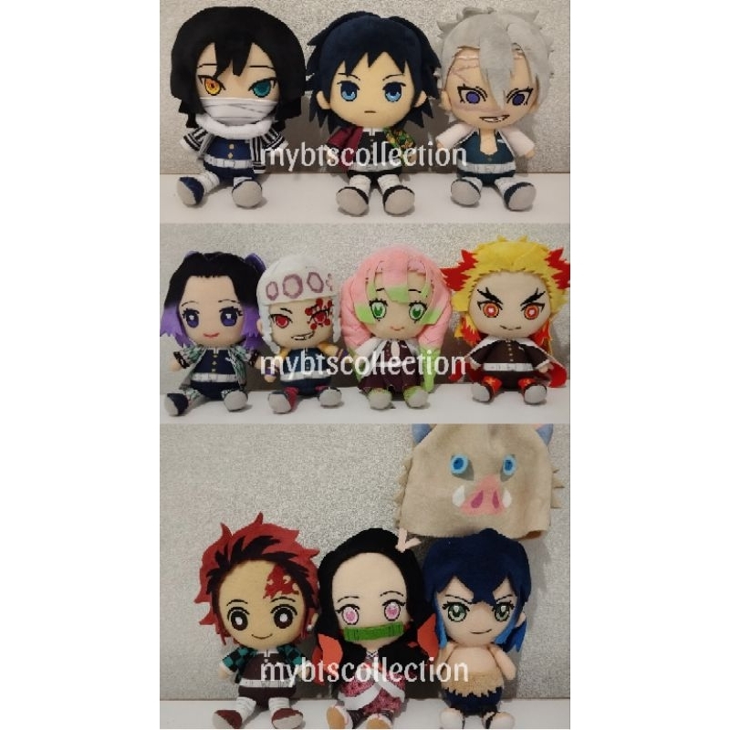 Demon Slayer Grain Chibi Plush Sanemi Obanai Mitsuri Rengoku Giyu ...