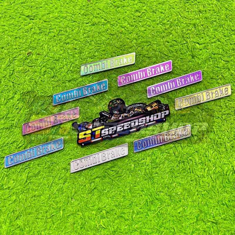 Original Vietnam Combi Brake Titanium Logo Emblem | Shopee Philippines