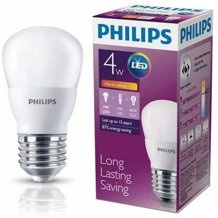 Led BULB LIGHT 4Watt \ 4W \ 4Watt LED BULB PHILIPS E27 MYCARE A60 | Shopee Philippines