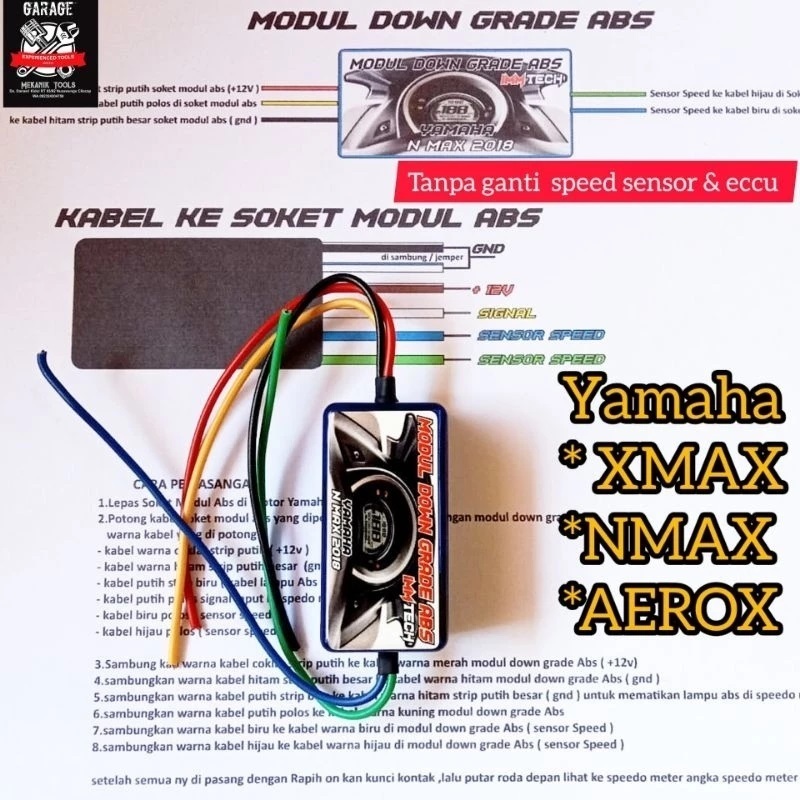 Upgrade ABS to Non ABS Module Yamaha Nmax Aerox Xmax Yamaha Down Grade ABS Module | Shopee ...