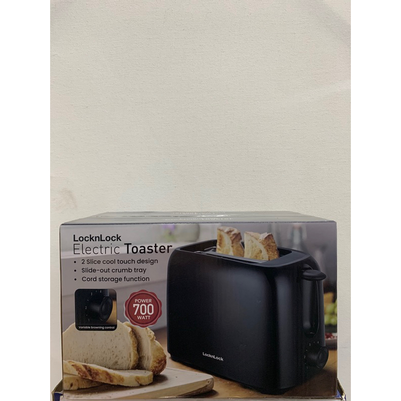 Locknlock ELECTRIC TOASTER - ELECTRIC BREAD GRILL (700watt) | Shopee ...