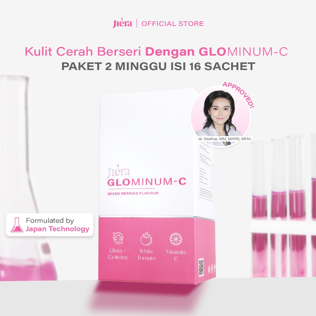 JIERA Glominum-C Drink | Package 2 weeks 16 sachets | Glutathione ...