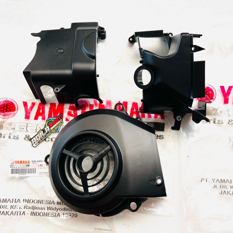 MESIN ENGINE FAN COVER SET 3 PARTS MIO SPORTY SMILE NOUVO ORIGINAL ...