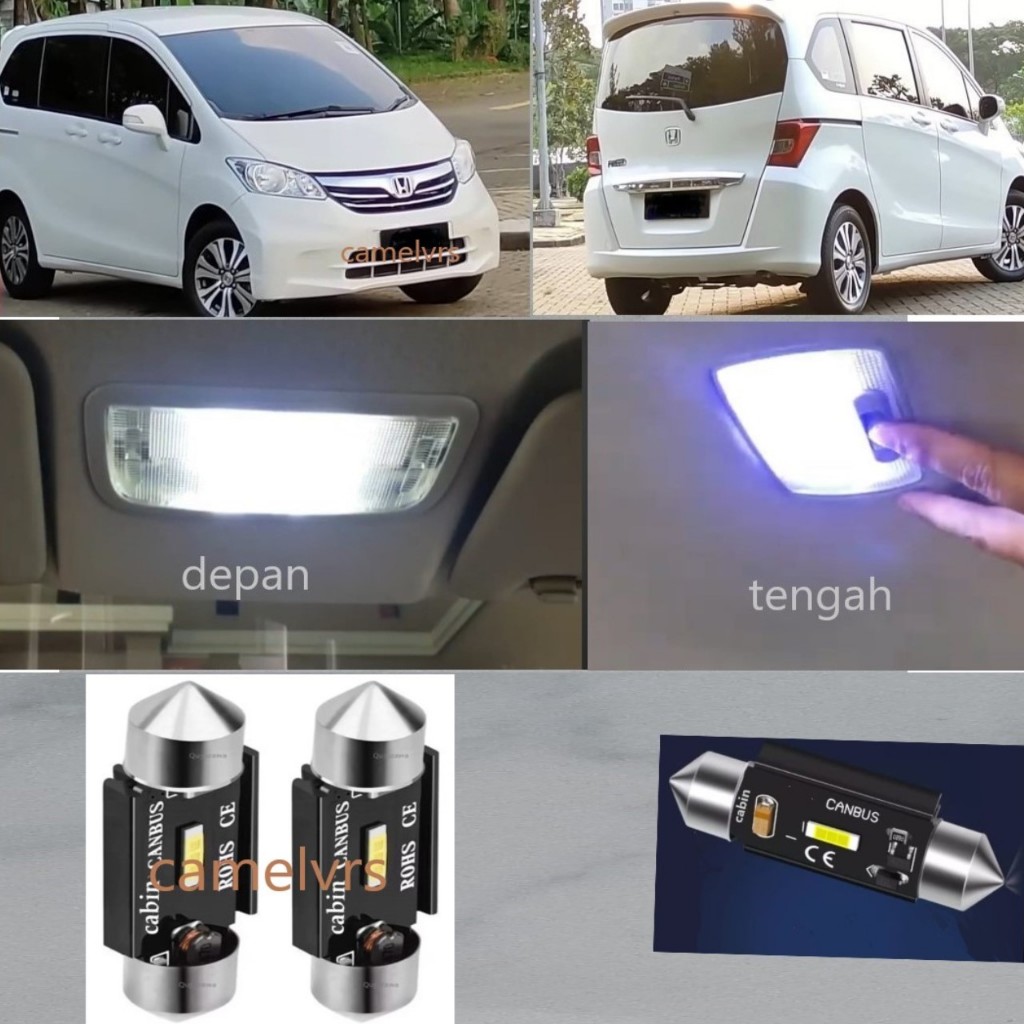 Honda Freed White LED Cabin Light Ceiling Bulb | Shopee Philippines