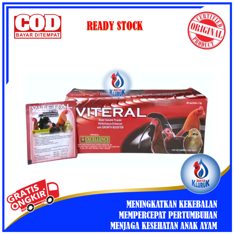 Philippine Chicken Vitamin VITERAL Multivitamin Supplement for Chickens (1 Sachet) | Shopee ...