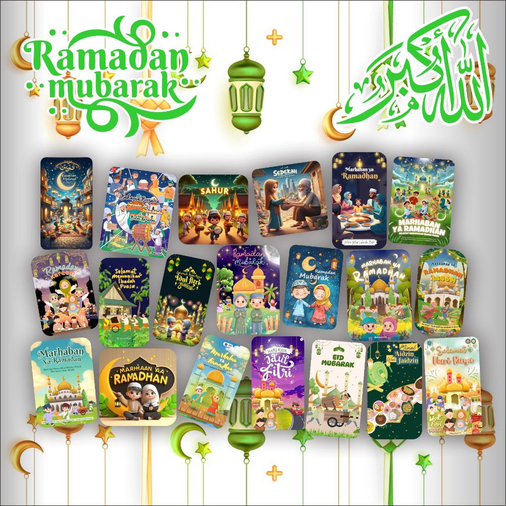 Ramadan gift stickers | Ramadhan GREETING STICKERS | The latest ...