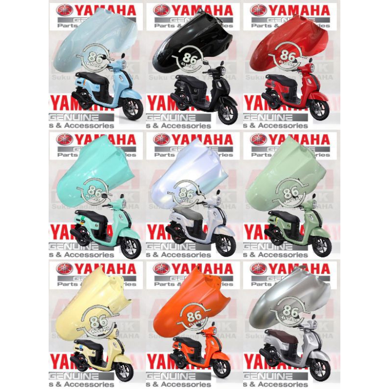 Yamaha Fazzio Fazio Neo Lux Hybrit Original Front Fender BEJ-F1511-00 ...