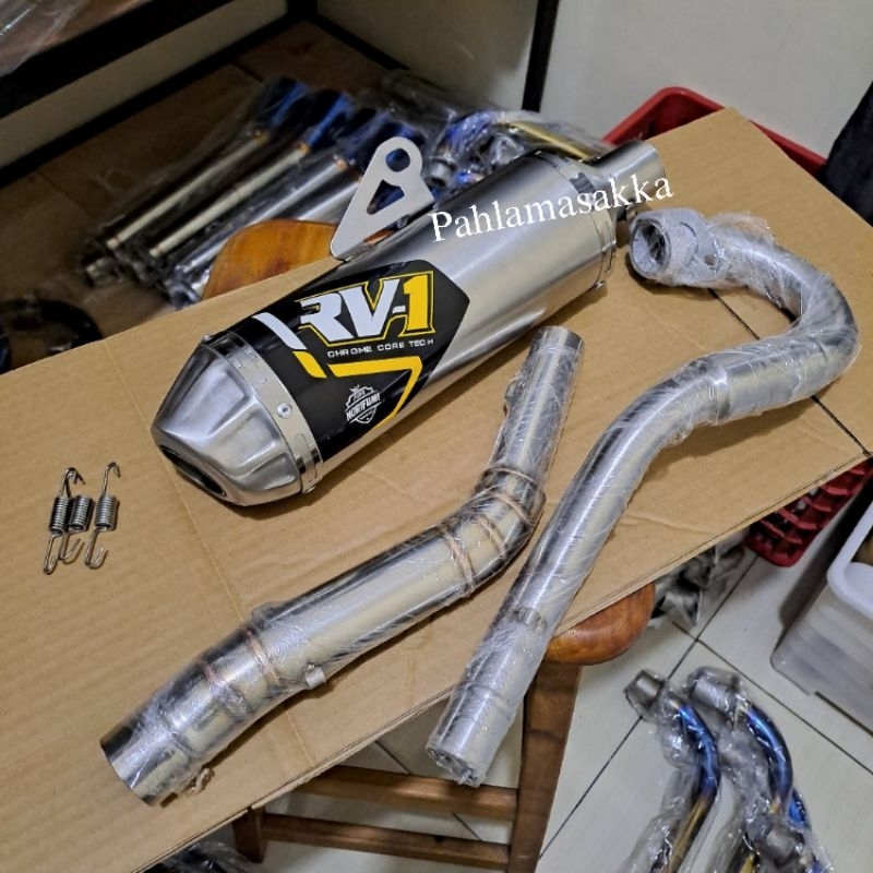 1set RV-1 Muffler pipe 38mm xr 150 xr200 xtz 125 xtz150 racing exhaust ...