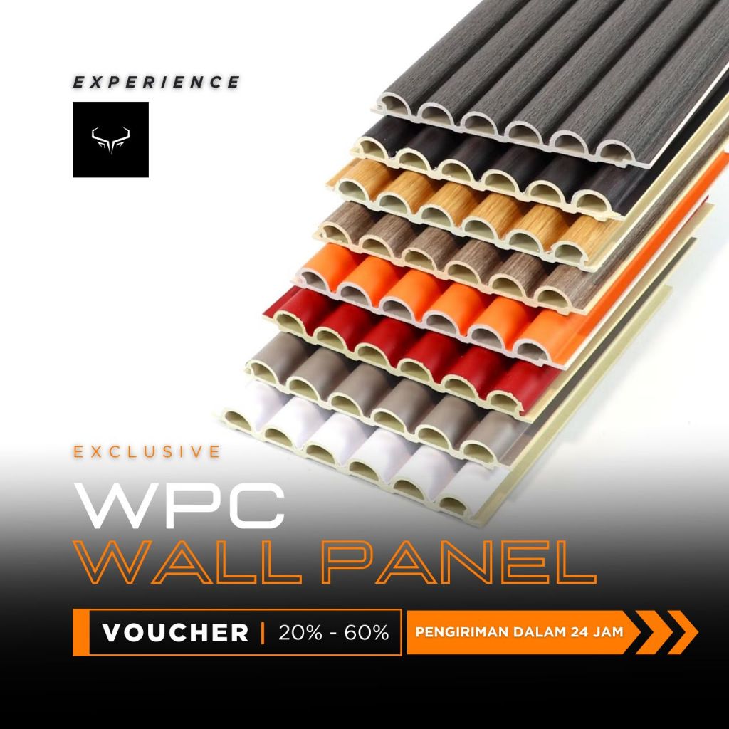 EX Interior Decoration WPC Fluted Wall Panel 145cm x 16cm x 15mm ...