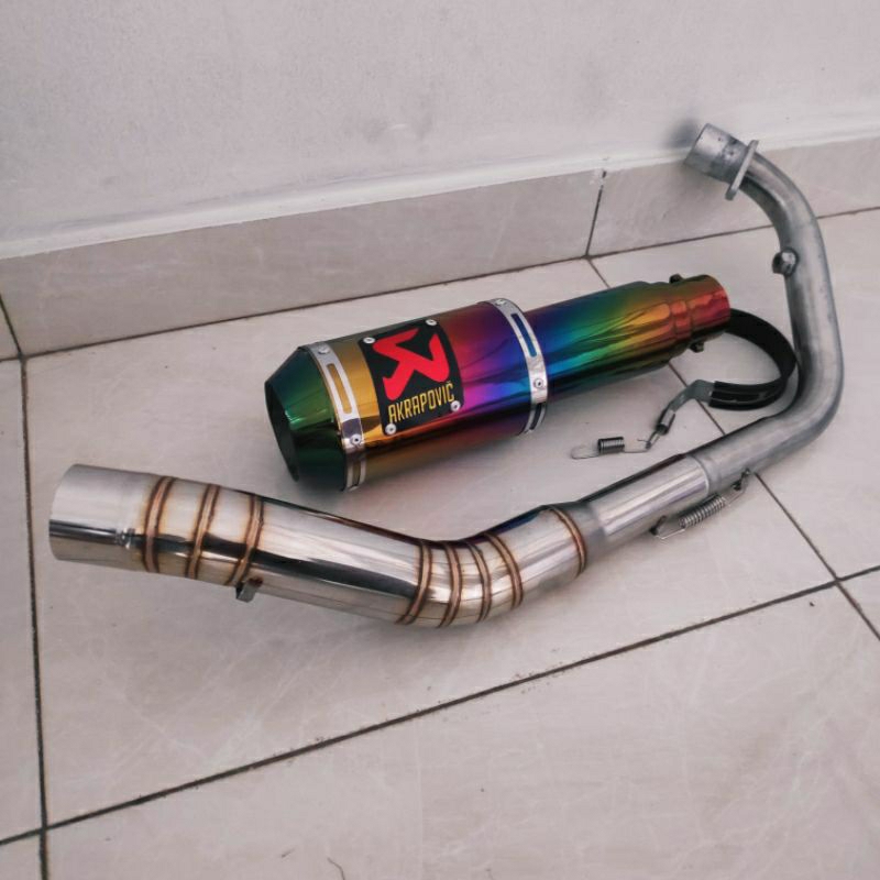 Akrapovic Muffler Pipe Gtr150 Rs150 Raider 150 Carb/fi Tmx 125 Skygo ...