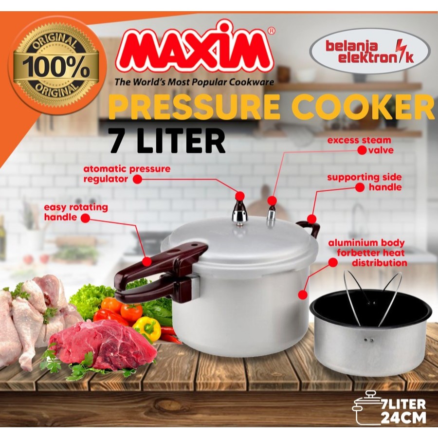 Maxim PRESTO POT CAPACITY 7 LITER DIAMETER 24CM | Shopee Philippines
