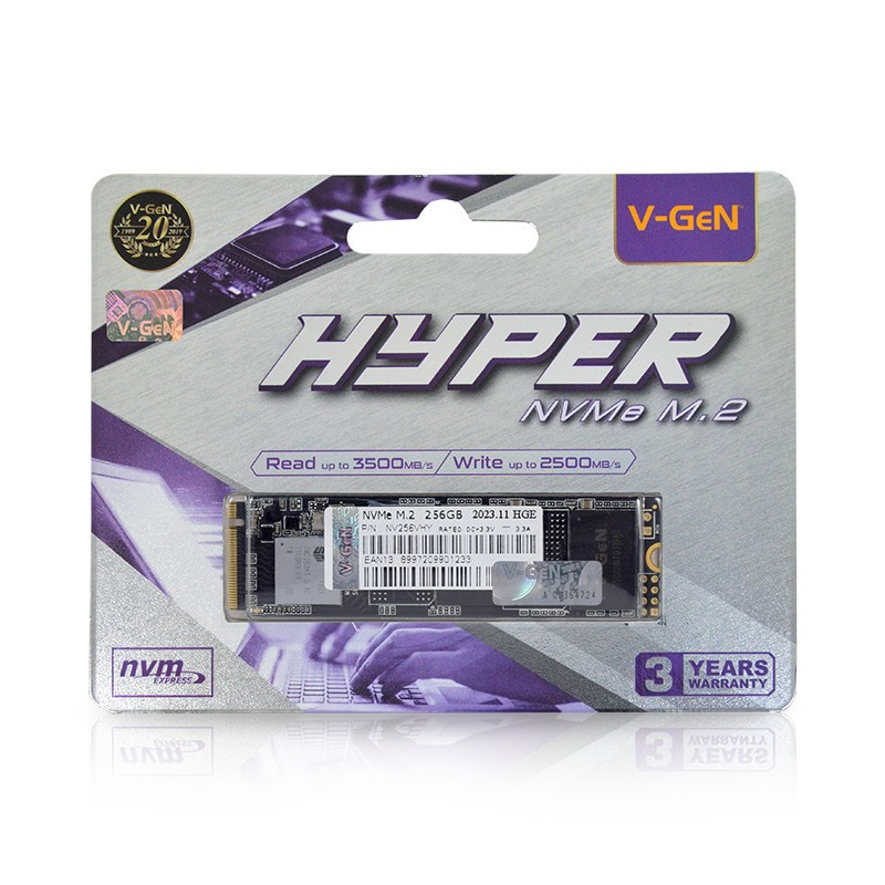 VGEN SSD HYPER NVME 128GB, 256GB, 512GB, 1TB (Read 3500 MB/s ; Write ...