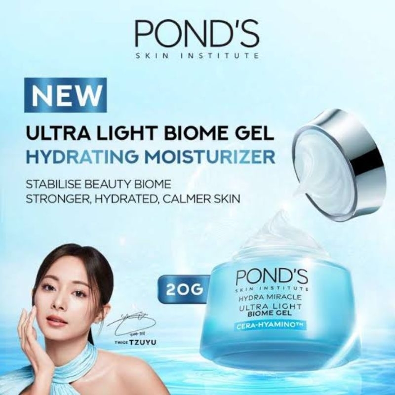 POND'S ULTRA LIGHT BIOME HYDRATING MOISTURIZER GEL long-lasting ...