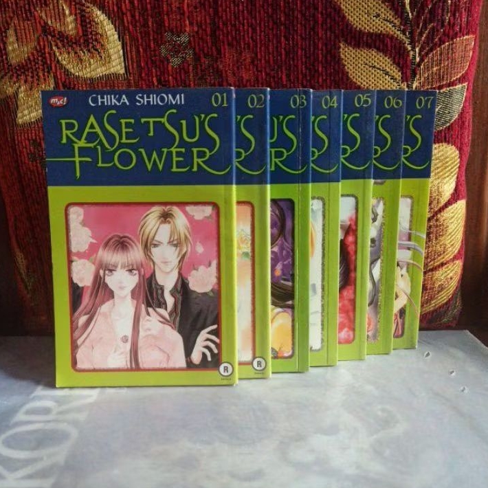 Original Comic RASETSU'S FLOWER CHIKA SHIOMI Package Volume 01-07 ...