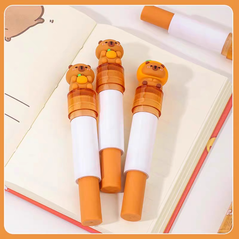 Capybara Rotating Eraser Capybara Capybara Cute ATK School Stationery ...