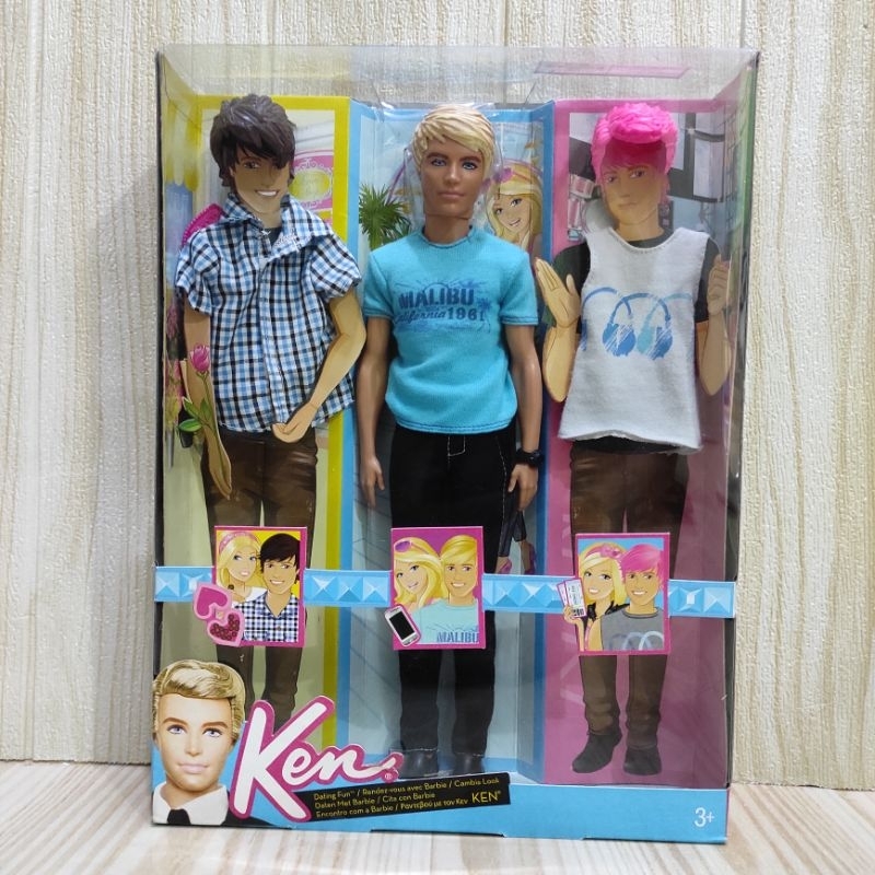 Fun Ken 3 Shirt Doll - 3 Wigs | Shopee Philippines