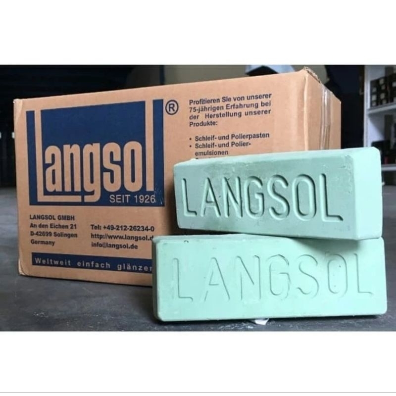 HIJAU Original LANGSOL Stone Green Stone Genuine Stainless Steel ...