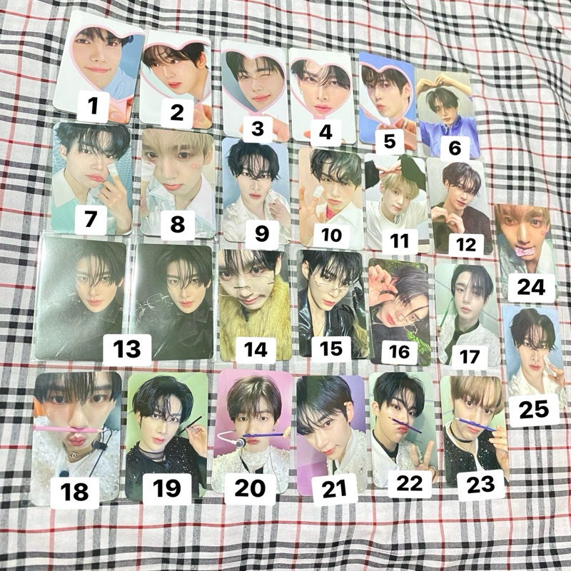 PC PHOTOCARD ZB1 ZEROBASEONE ZHANG HAO ZHANGHAO HANBIN JIWOONG TAERAE ...
