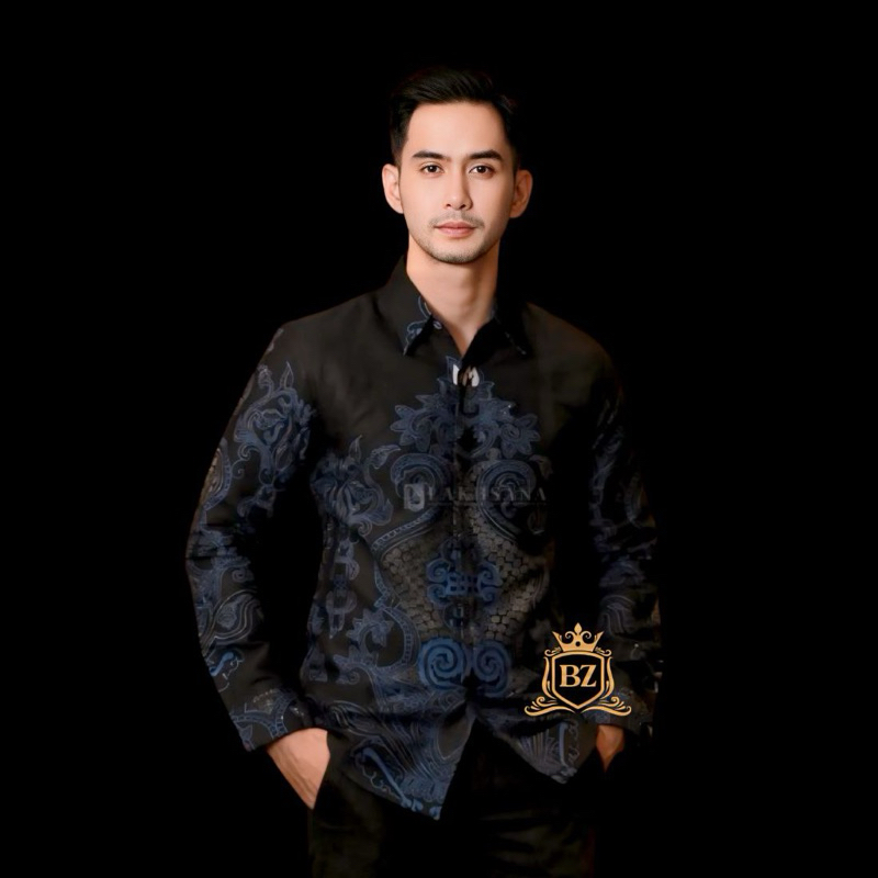 KEMEJA NEWEST Men's Batik Shirt Sogan Blarak ML XL XXL COOL MODERN ...