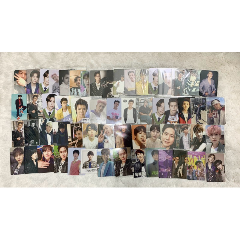 Super Junior donghe eunhyuk siwon leedeuk shindong photocard pc kyuyun ...
