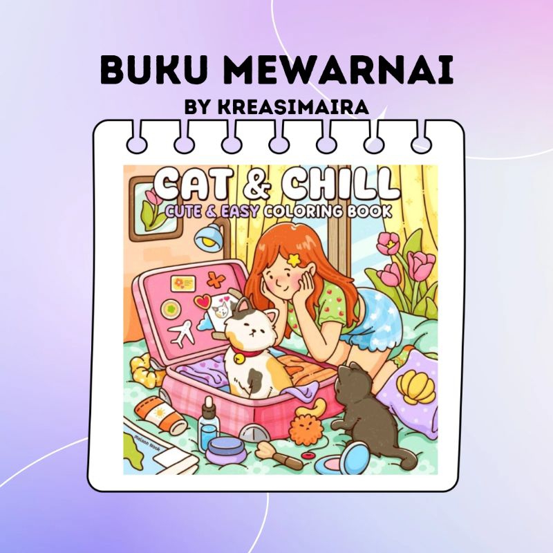 Cat and Chill Coloring Book by Maison Nook | Shopee Philippines