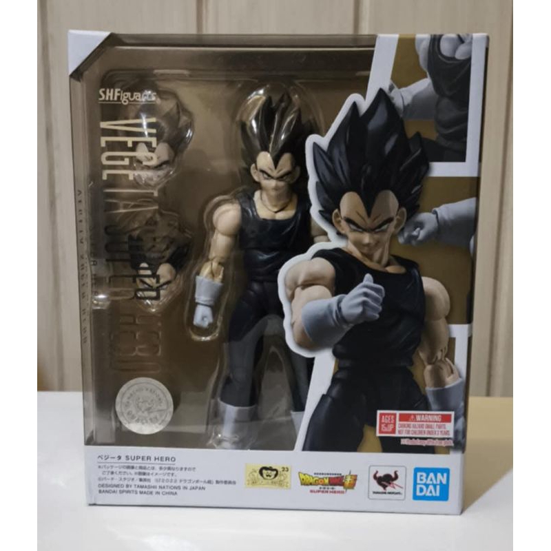 Shf Dragon ball Vegeta Super Hero Original Bandai New MISB | Shopee ...