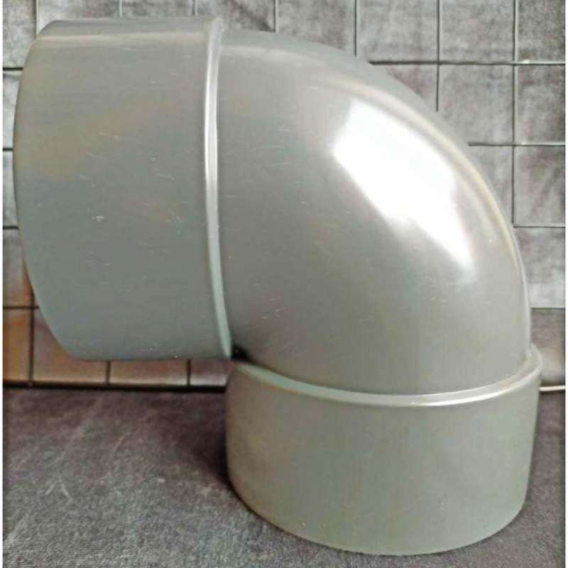 Knee elbow fitting - 3 inch pvc paralon pipe connection | Shopee ...