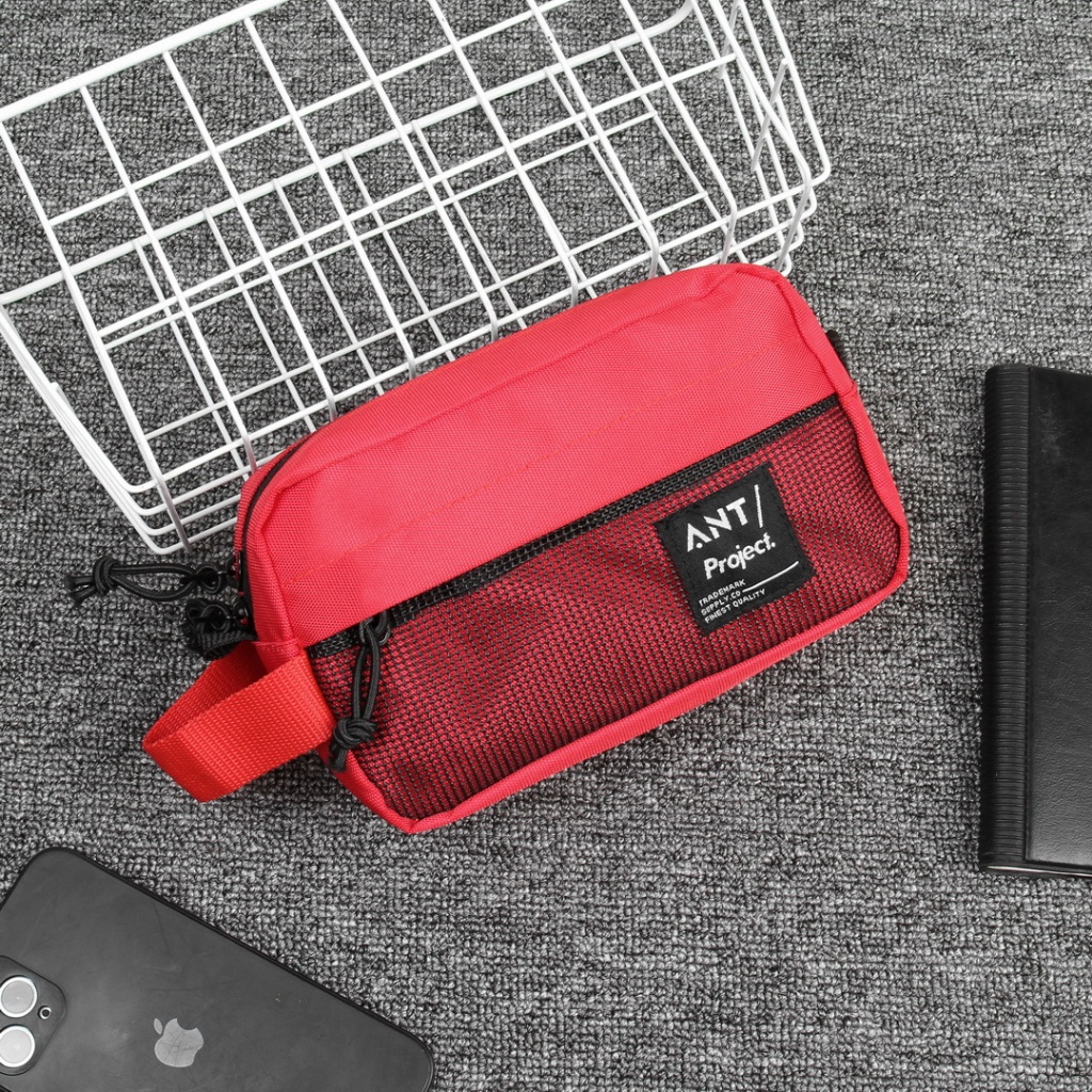 REV STORE - Unisex Clutch Bag ATLAS Pouch Bag Wide Access Compartment ...