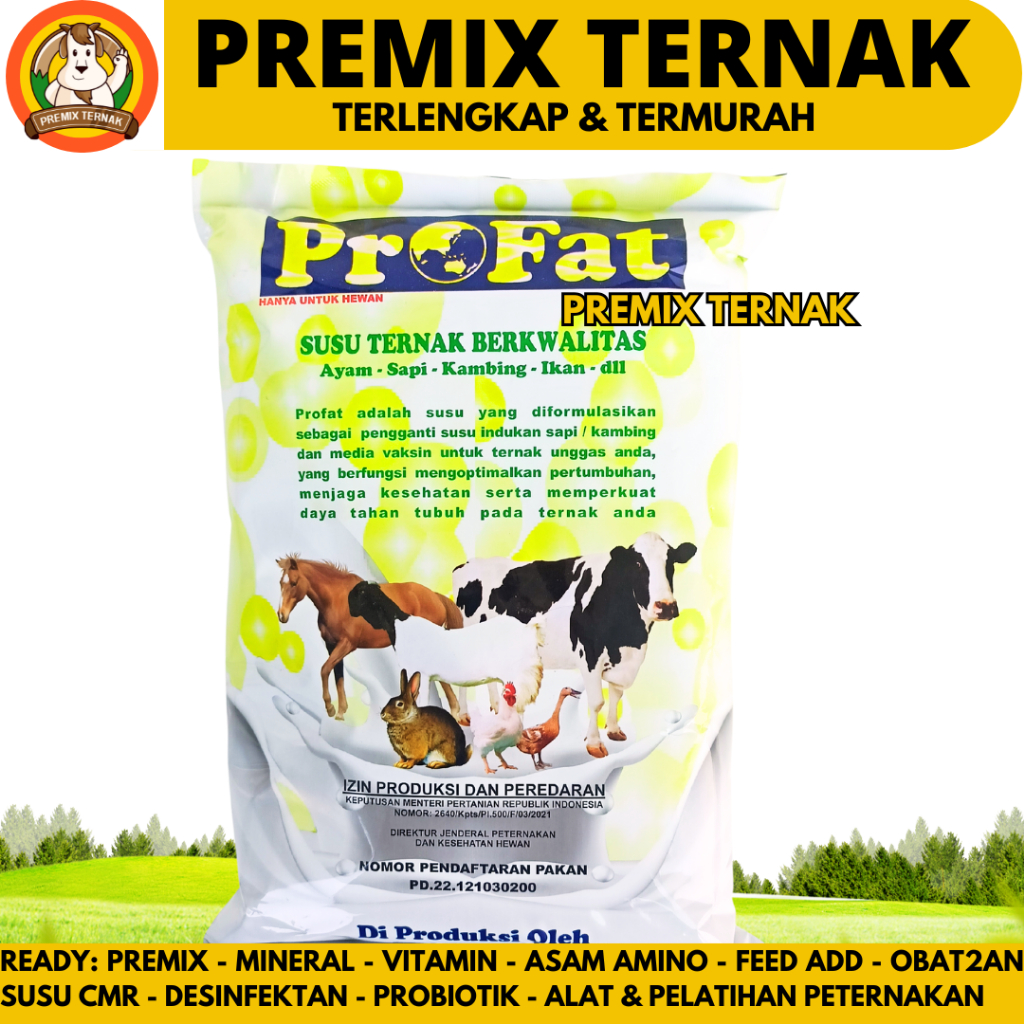 PROFAT LIVESTOCK MILK 1 KG - Farm Animal Milk for Cows Goats Fish ...