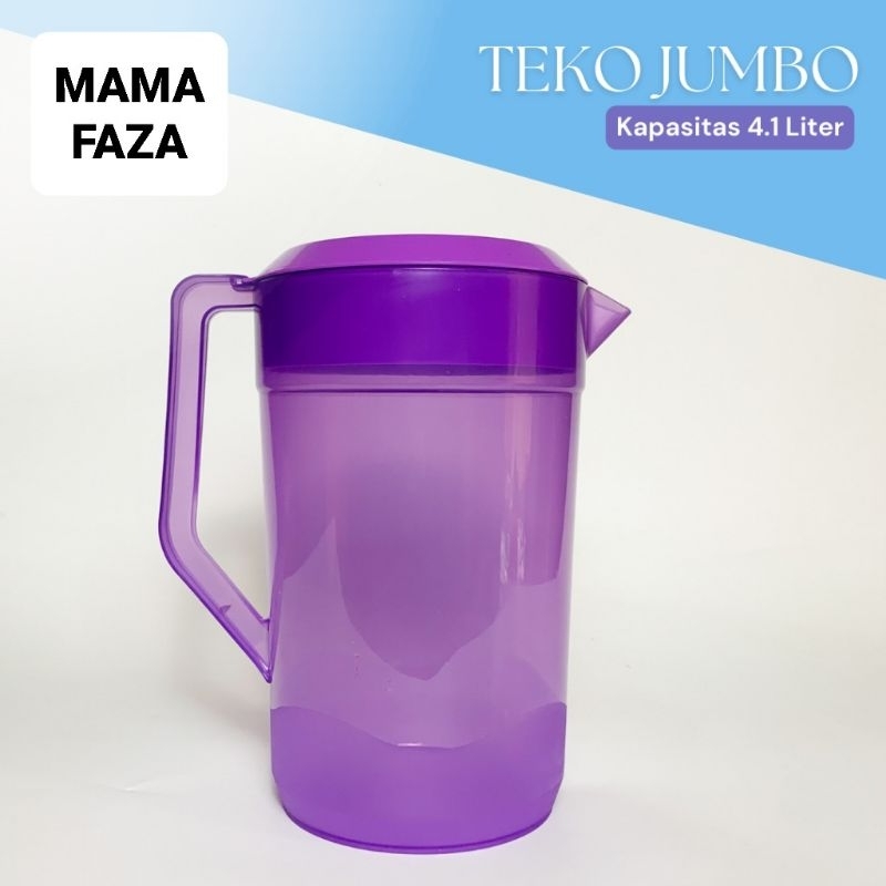 JUMBO PLASTIC COLOR KETTLE 4.1 LITER || Plastic Ice Cream || JUICE/JUS TEKO 4100 ML | Shopee ...