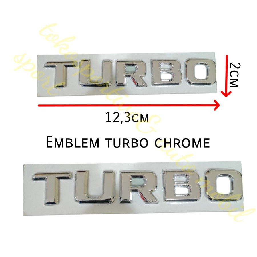 Logo Emblem, letter Emblem, Turbo writing sticker | Shopee Philippines