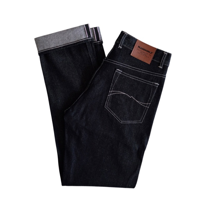 Transworld Selvedge Accent Denim Pants 15 OZ Stiff Black Indigo Art ...