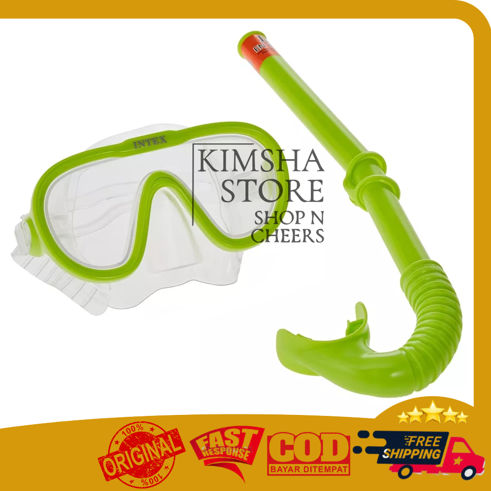 Intex Adventure Swim Set Snorkeling Set Swimming Goggles Snorkel Diving ...