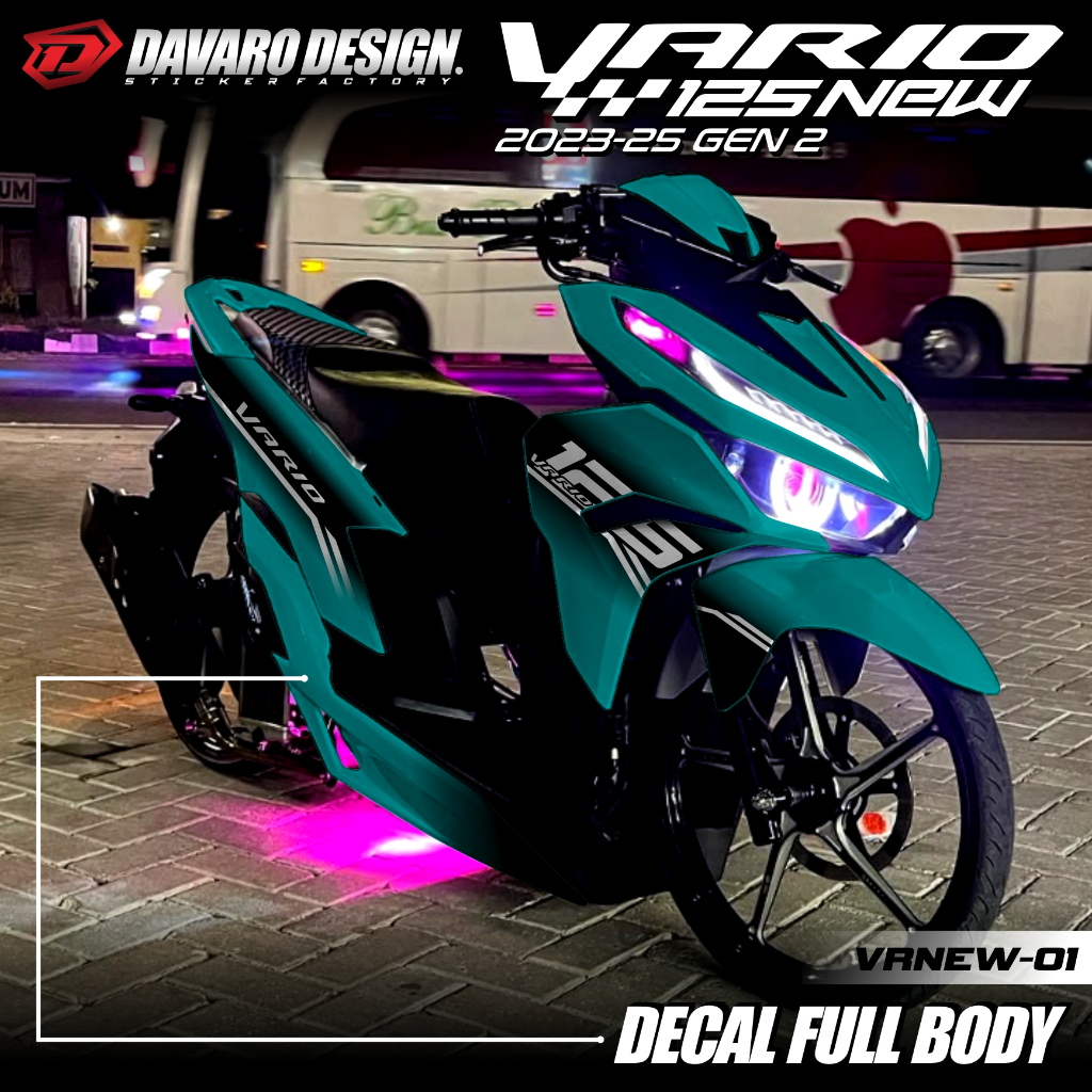 LATEST Decal Sticker Vario 125 New Gen2 Full Body Latest - Sticker ...