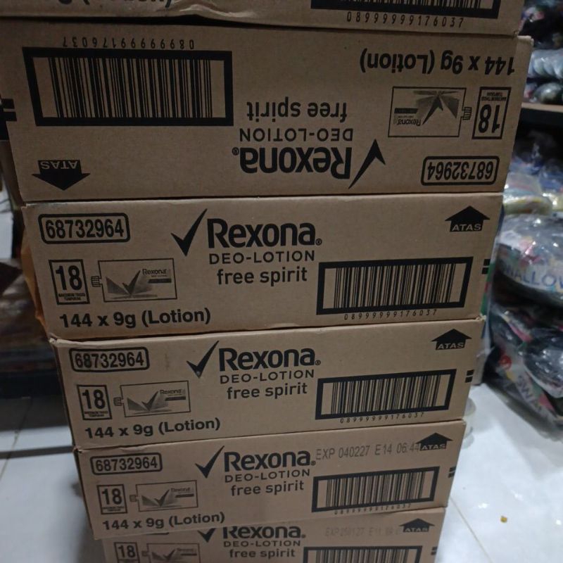 Rexona sachets per carton 12 packs 144 pcs | Shopee Philippines