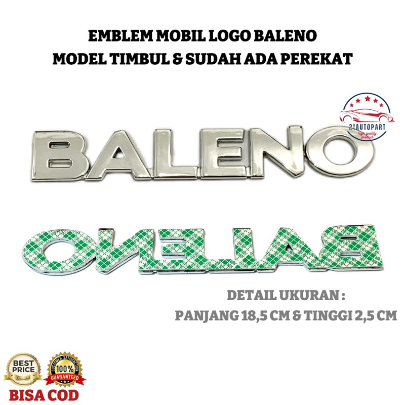 Baleno Logo Car Emblem | Shopee Philippines