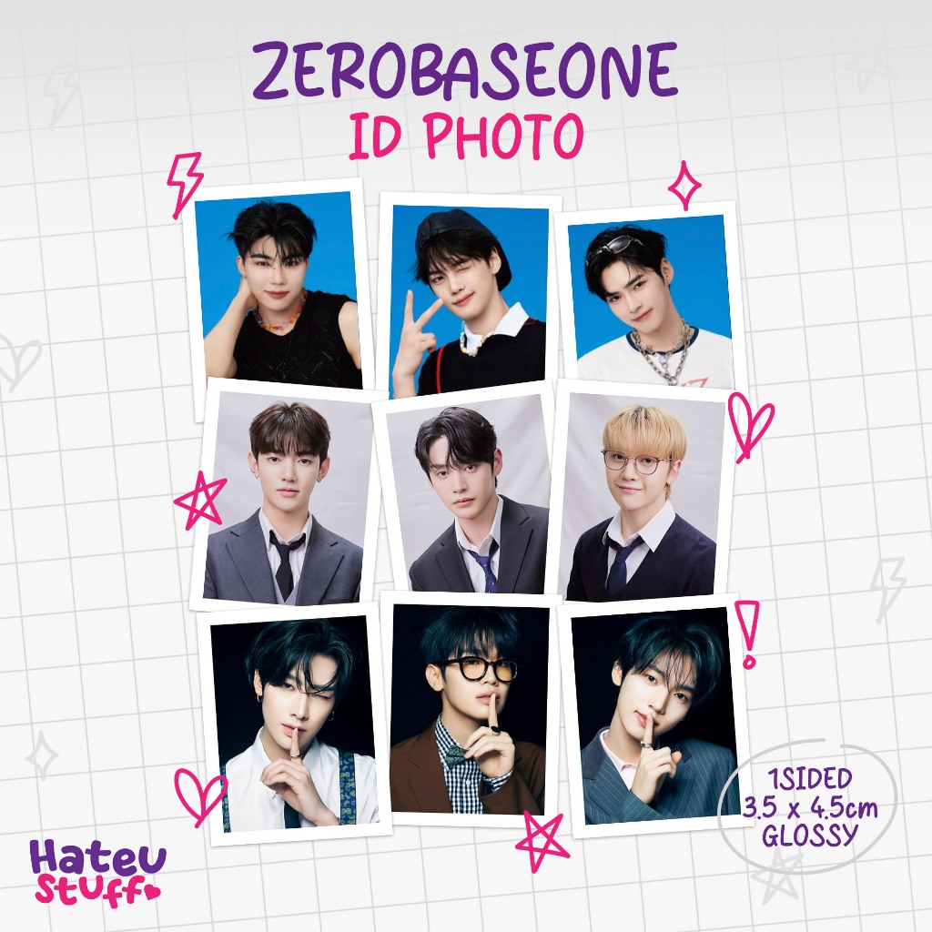 ZEROBASEONE ZB1 Unofficial ID Photo 109 Summer, Boys Planet, KCON, ZBTV ...