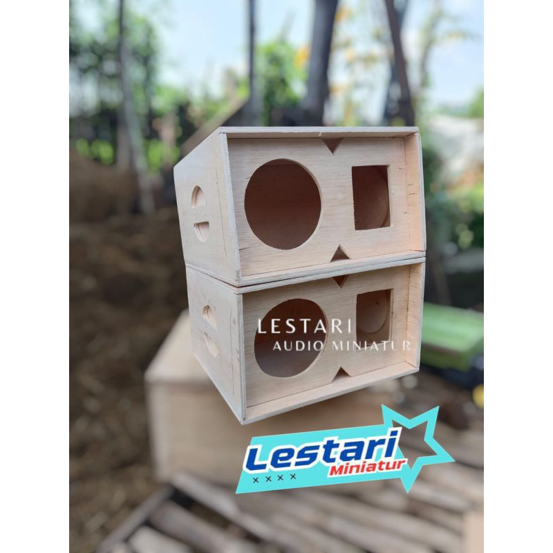 5 inch line array single speaker Box plus audax AX65 tweeter Box ...