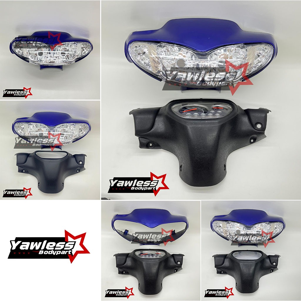 Old Jupiter Z Shell Color Old Jupiter Z Headlight Shell/biru | Shopee ...