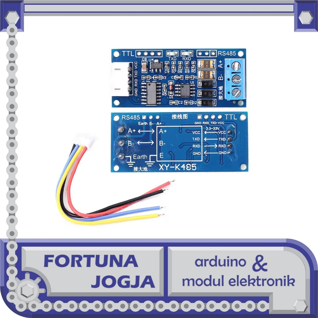 TTL to RS485 Power Supply Converter Board 3.3V 5V Hardware Auto Control ...