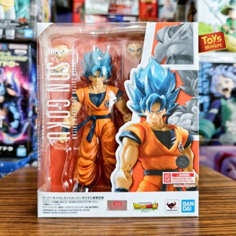 BANDAI SHF SSGSS Super Saiyan God Super Saiyan Goku Blue | Shopee Philippines