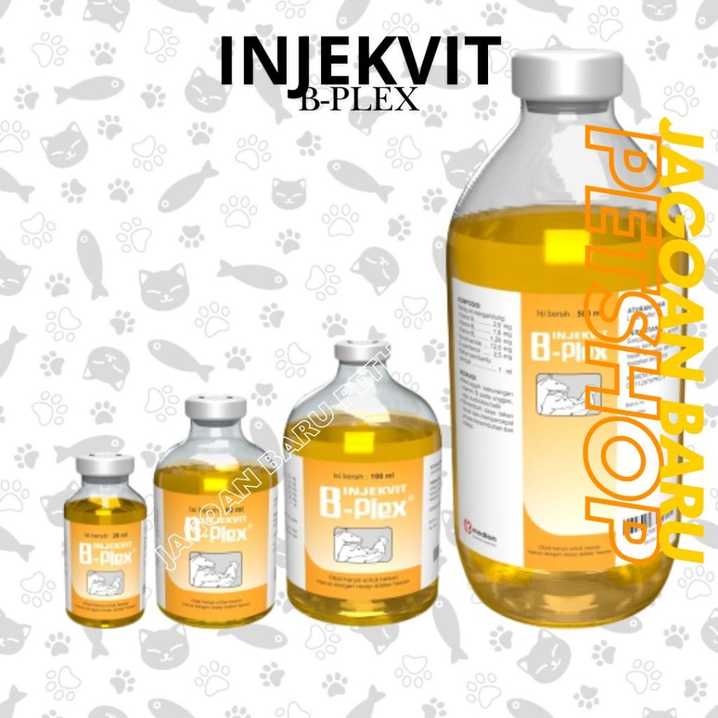 Injekvit B Plex 20ml 50ml and 100ml - Vitamin B Complex Livestock ...