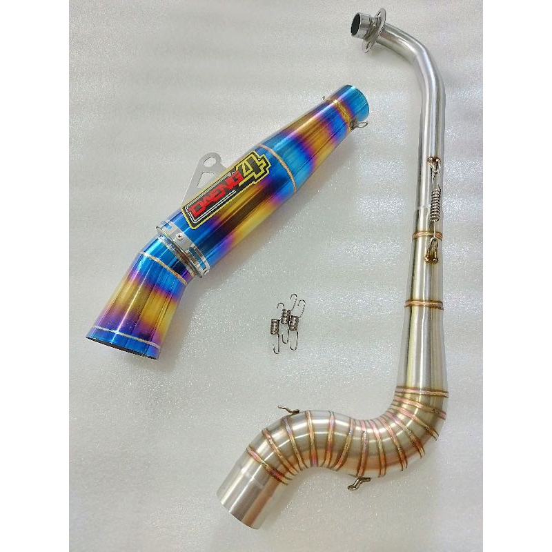 Daeng Sai4 1set Pipe 51mm canister contour open specs exhaust pipe for ...