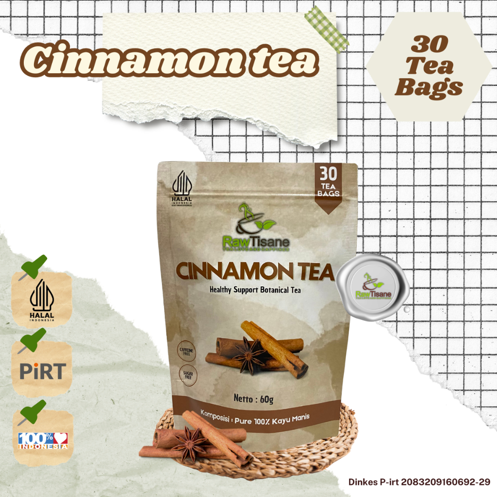 RAW TISANE Cinnamon Tea: Cinnamon Tea / Cinnamon Tea Bags All Variants ...