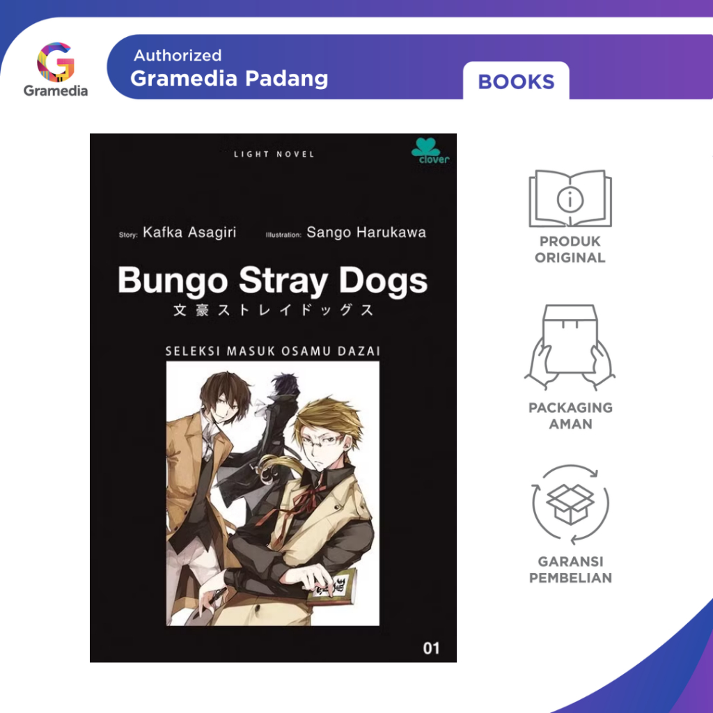Gramedia Padang - Bungo Stray Dogs 1 - Osamu Dazai Entrance Selection ...