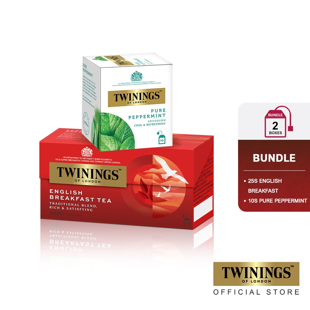 Twinings Bundling Set Combine with 25s "1 box English Breakfast and 1 ...