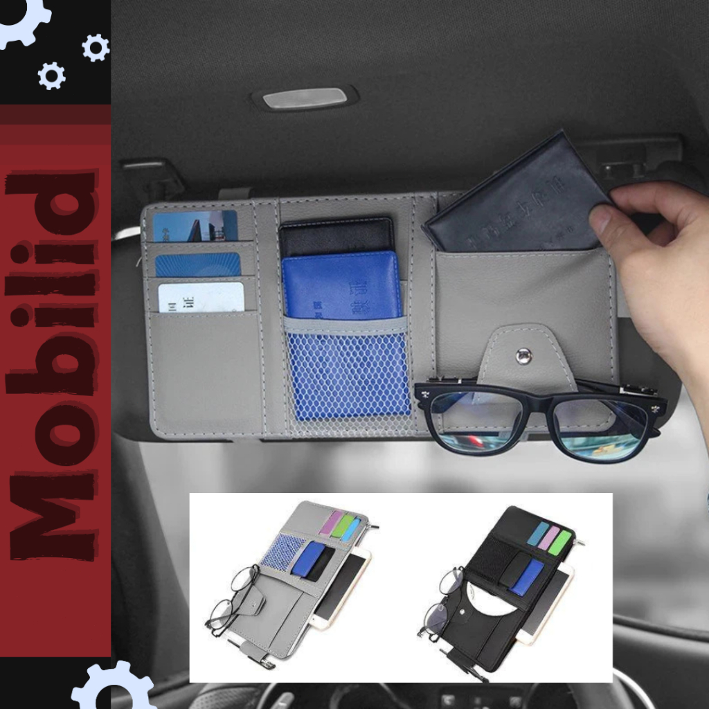 Sun Visor Card Car Organizer Multi-Purpose Car Pouch, universal for all ...