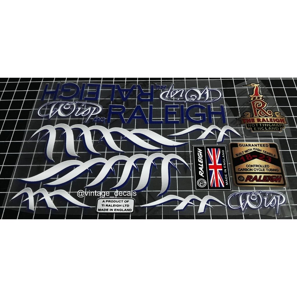 RALEIGH wisp mixte replacement decals | Shopee Philippines