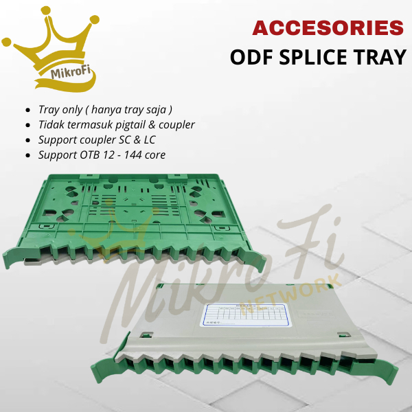 Fiber Optic ODF/OTB Splice Tray Without Adapter/Pigtail [Tray Only ...